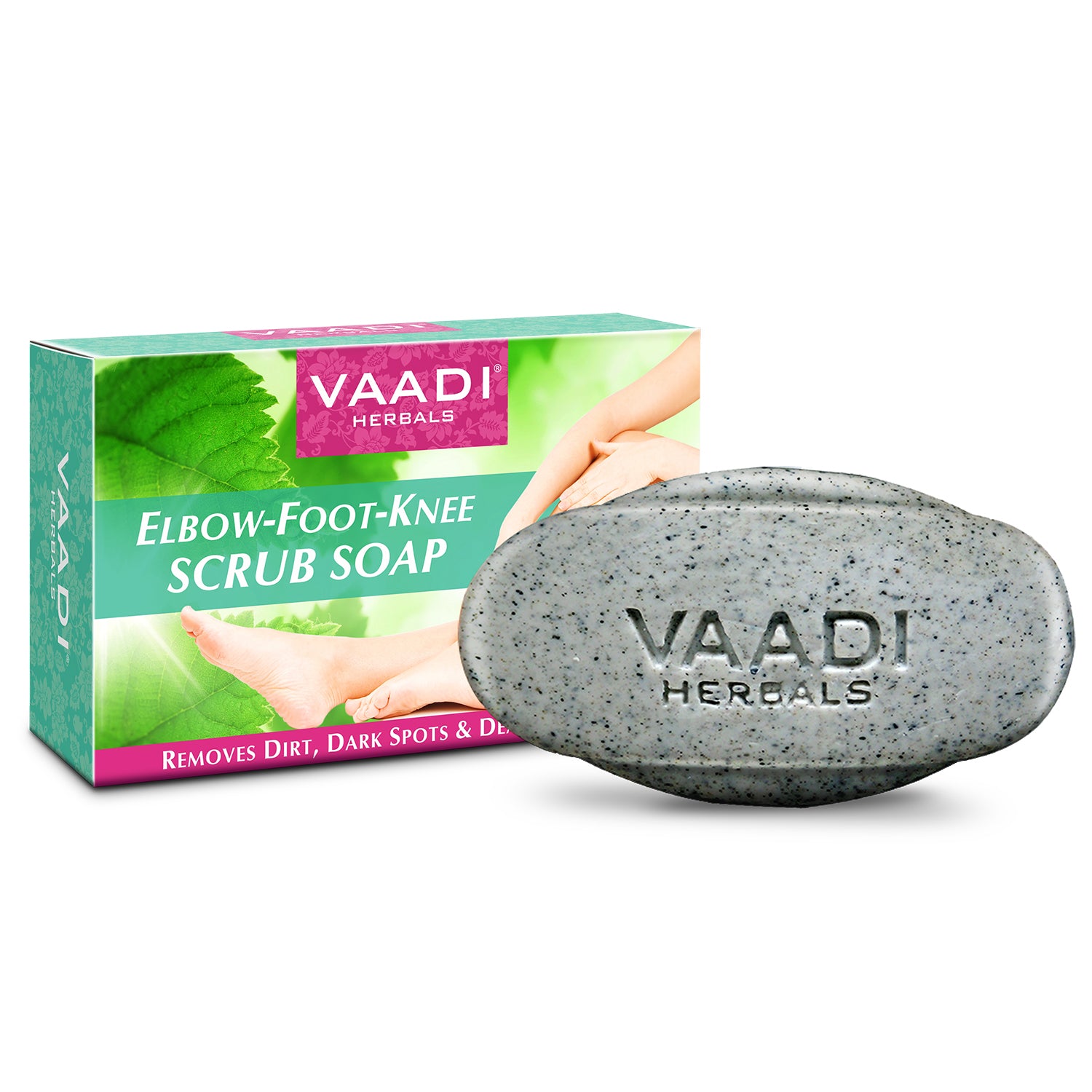 Elbow-Foot-Knee Scrub Soap with Almond & Walnut Scrub (75 gms) – Vaadi ...