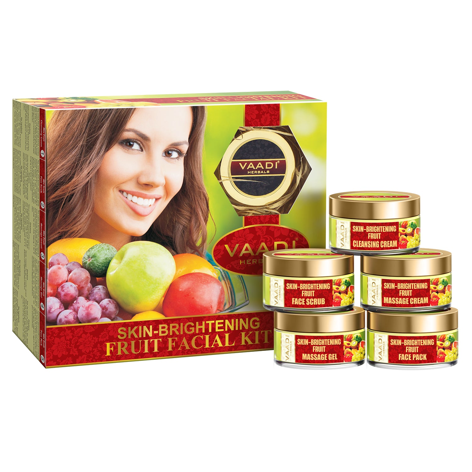 Skin-Lightening Fruit Facial Kit (270 gms) – Vaadi Organics Nepal
