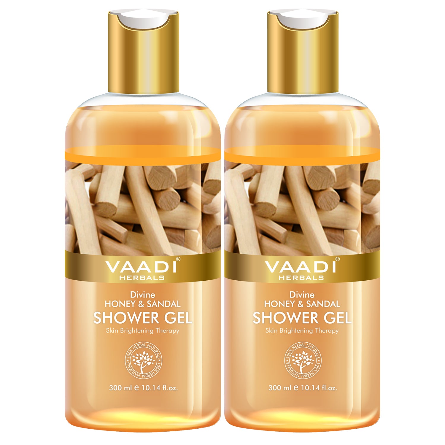 Pack of 2 Divine Honey & Sandal Shower Gel (300 ml x 2) – Vaadi ...