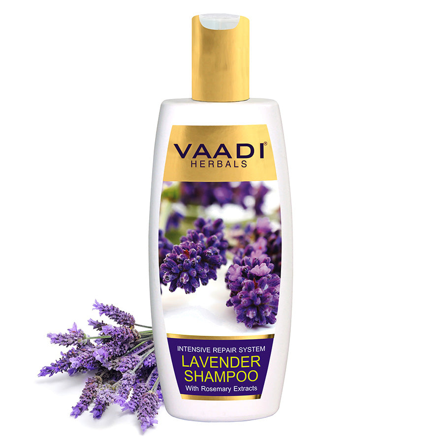 Lavender Shampoo With Rosemary Extract-Intensive Repair System (350 ml ...