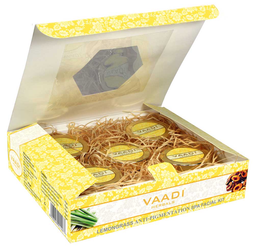 Lemongrass Anti-Pigmentation SPA Facial Kit With Cedarwood Extract (27 ...